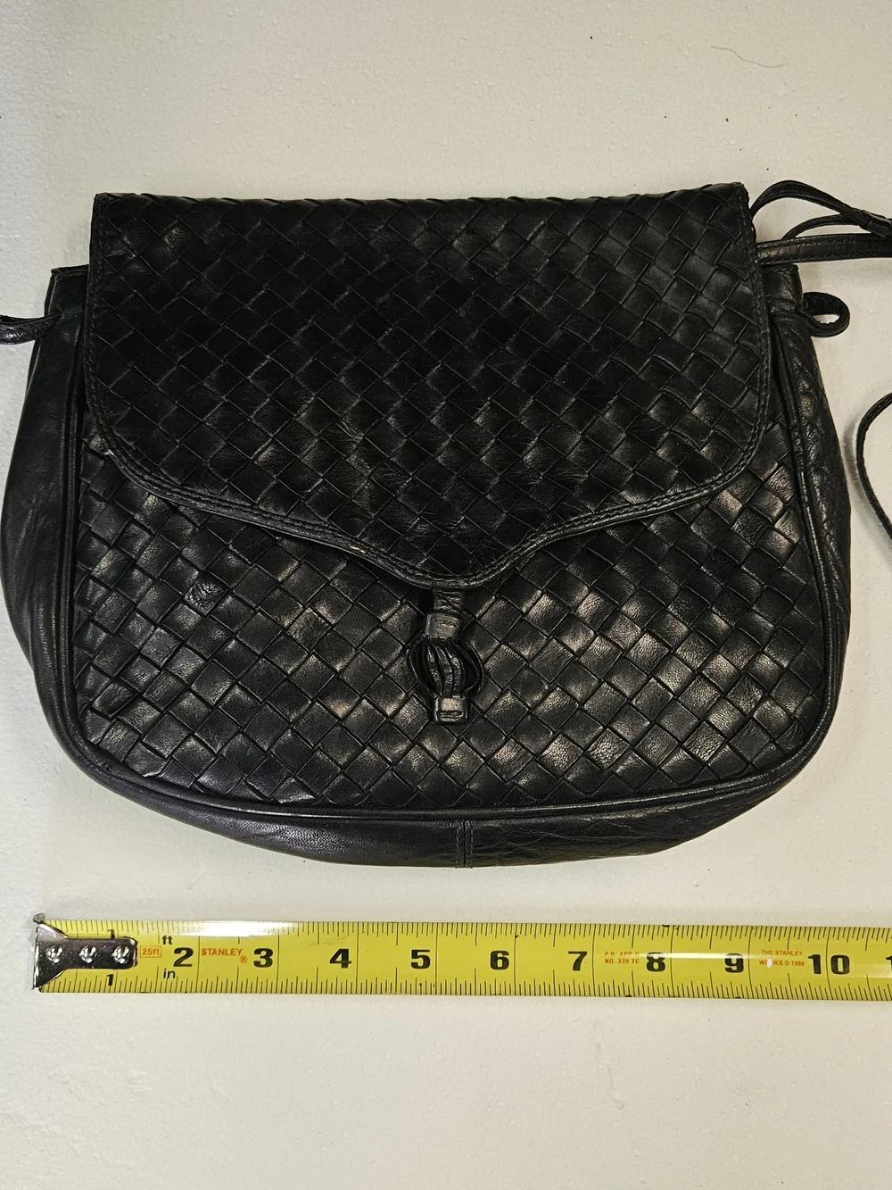 Desmo | Bags | A59 Vintage Desmo Woven Leather Crossbody Bag Black ...